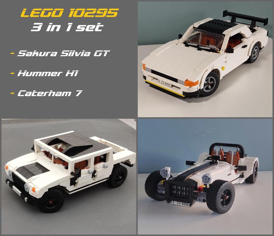 LEGO MOC 10295 3 in 1 set by Kirvet | Rebrickable - Build with LEGO