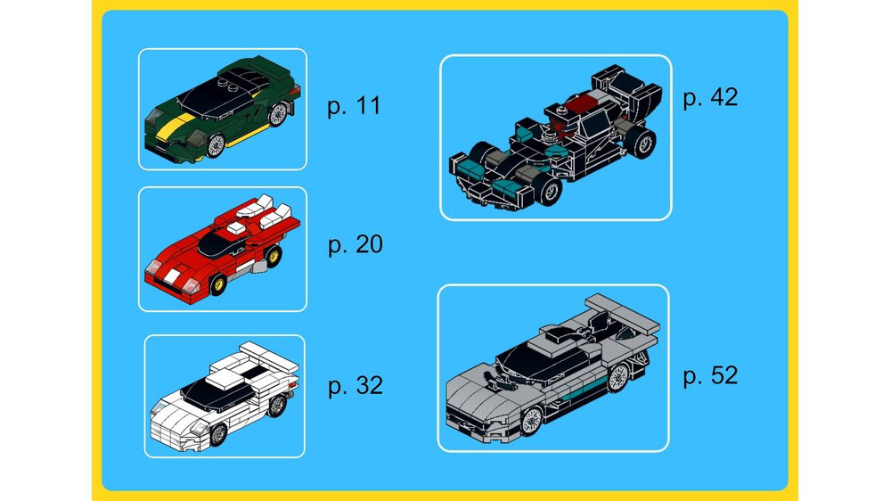 LEGO MOC Mini Speed Champions cars 2022 by Mobilox Studios ...