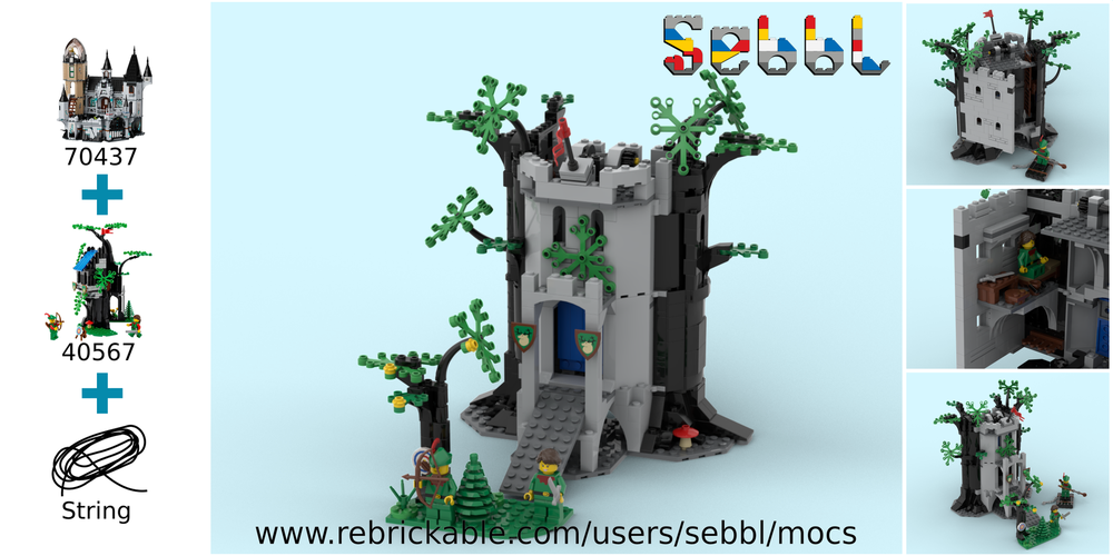LEGO MOC River Fortress from 70437 and 40567 by sebbl | Rebrickable ...