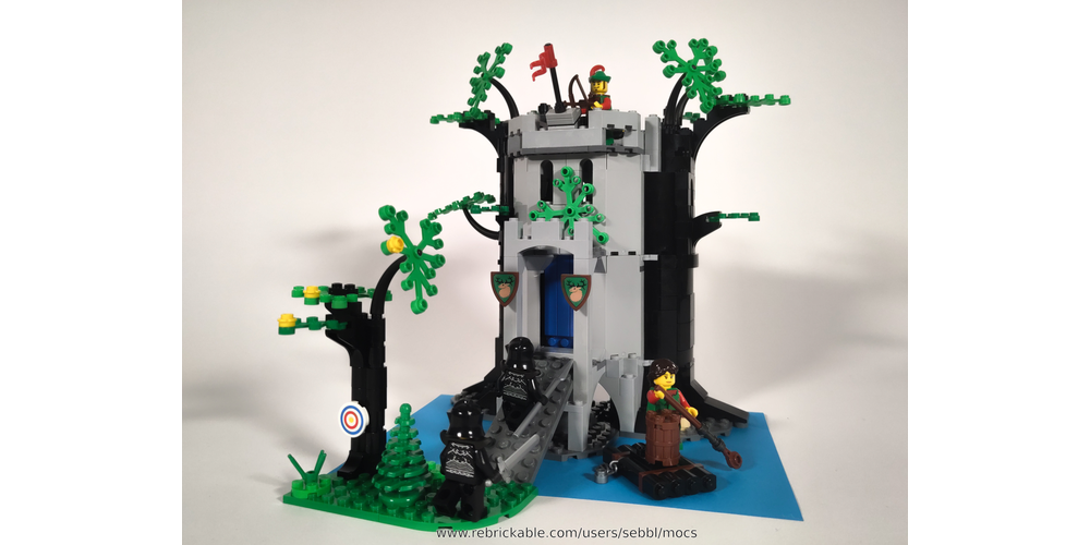 Lego Moc River Fortress From 70437 And 40567 By Sebbl Rebrickable