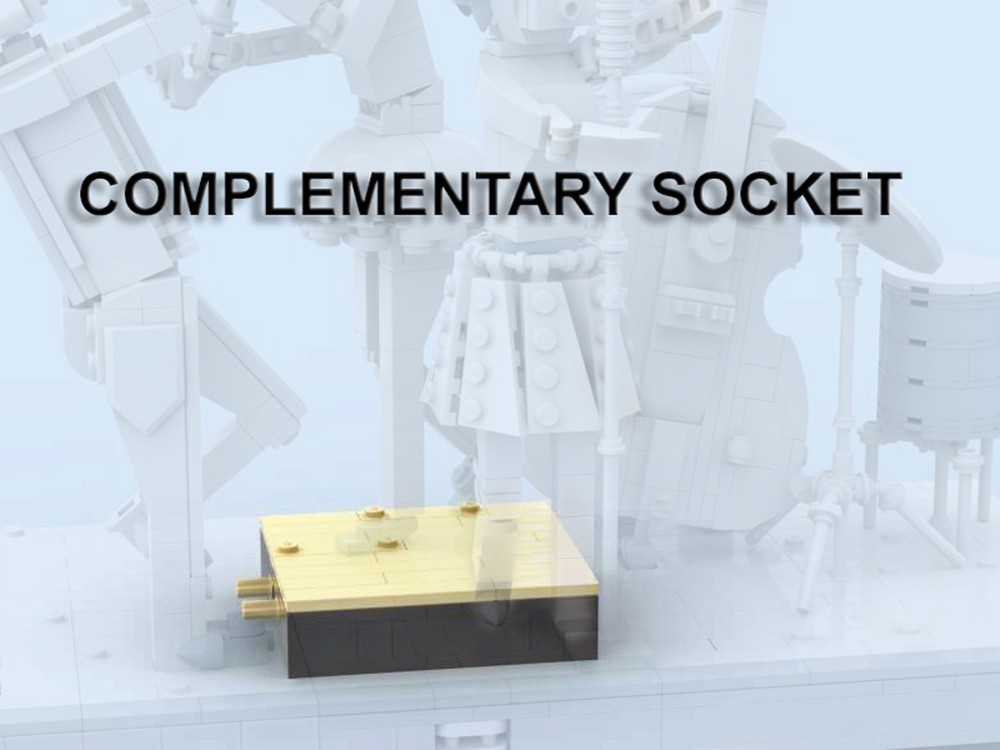 LEGO MOC Complementary Socket by ad000 | Rebrickable - Build with LEGO