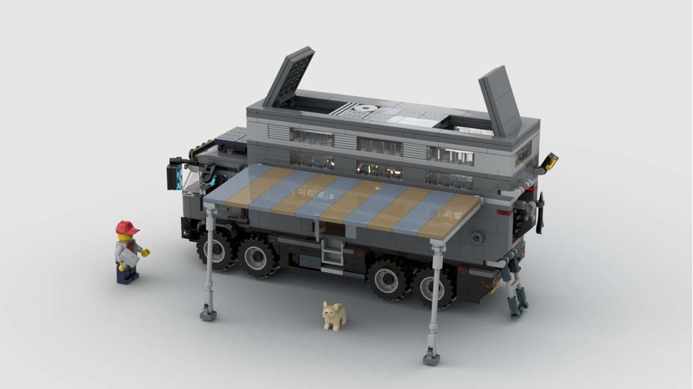 LEGO MOC Mercedes Arocs 8x8 Camper by doppiopug | Rebrickable - Build ...