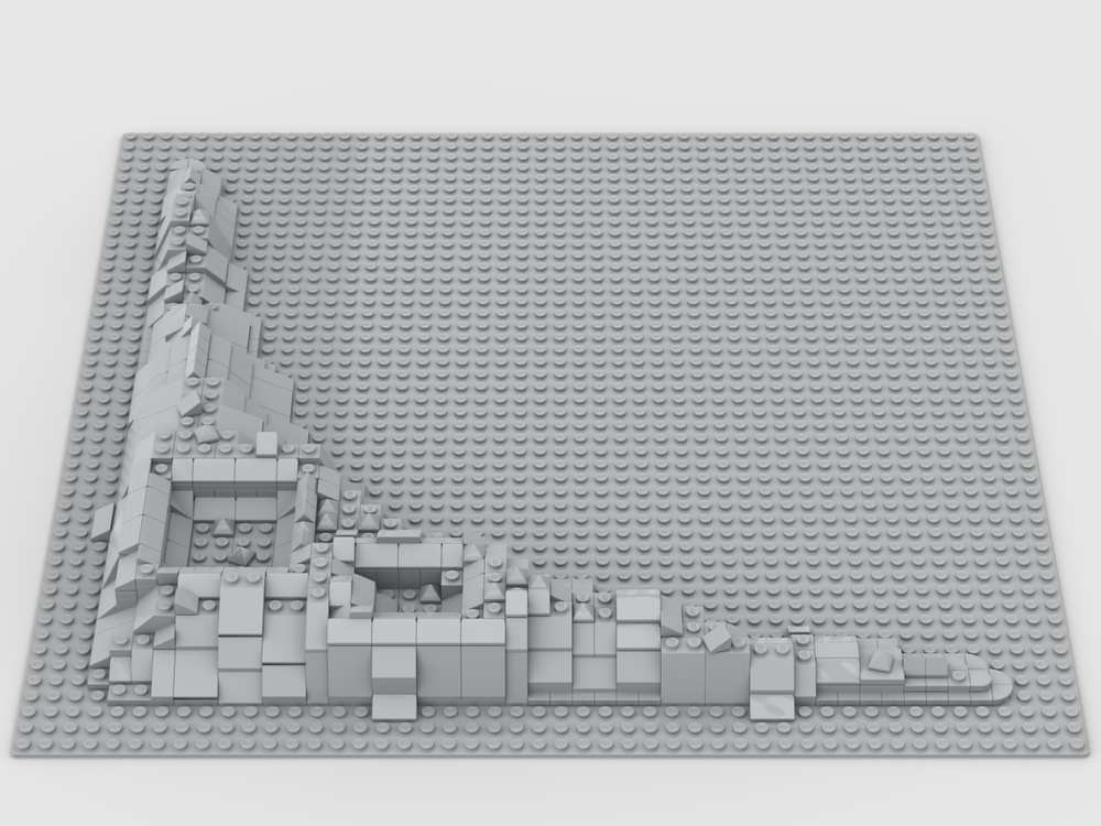 LEGO MOC Crater Plate for the new 10497 Galaxy Explorer by paalrise ...