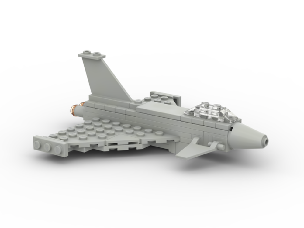 Lego Moc Eurofighter Typhoon By Adventurehill1 Rebrickable Build