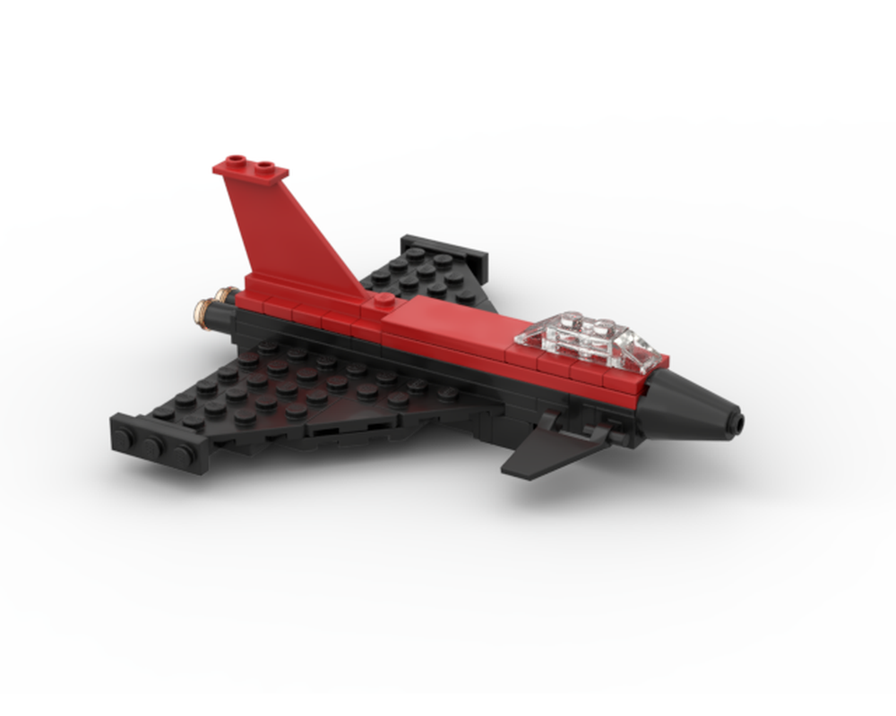 Lego Moc Eurofighter Typhoon By Adventurehill1 Rebrickable Build