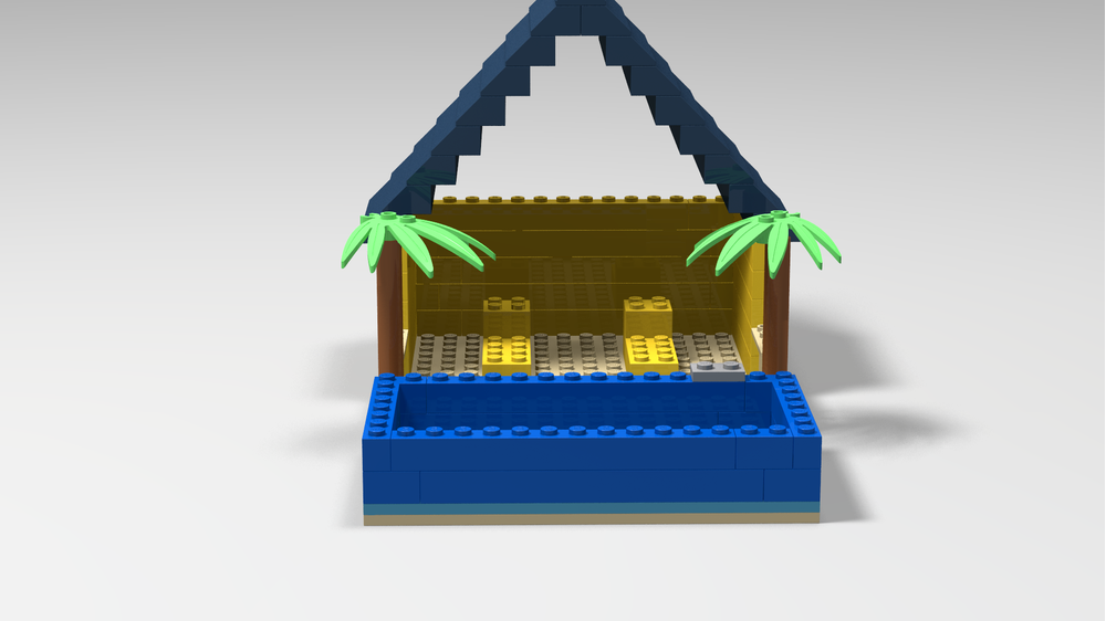 LEGO MOC Lego Lakehouse and Pool by Mindstormsmaster | Rebrickable ...