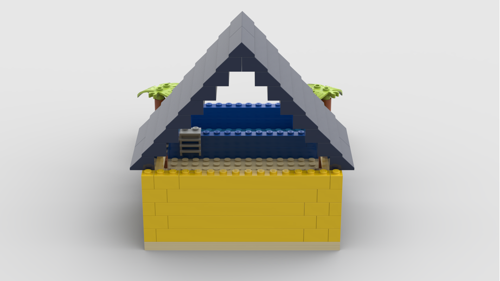LEGO MOC Lego Lakehouse and Pool by Mindstormsmaster | Rebrickable ...