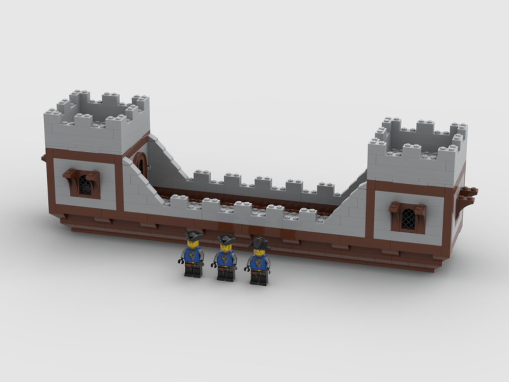 LEGO MOC Medieval Ship Moc by JJProductions | Rebrickable - Build with LEGO