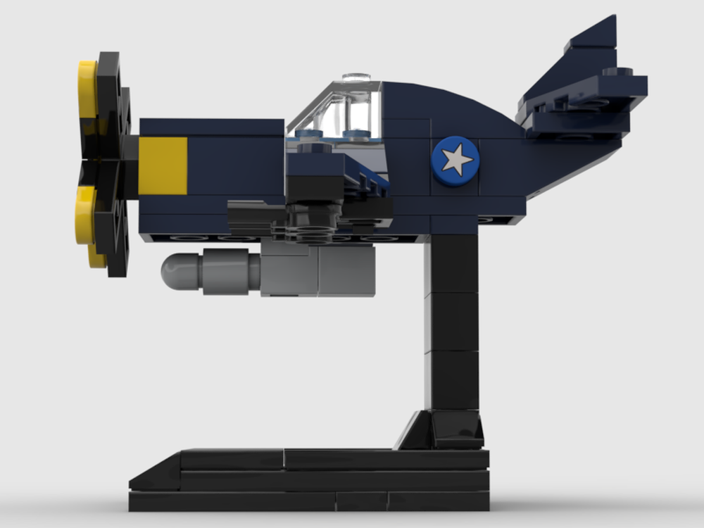 Lego Moc Vought F4u Corsair By Argatu Ioan Rebrickable Build With Lego