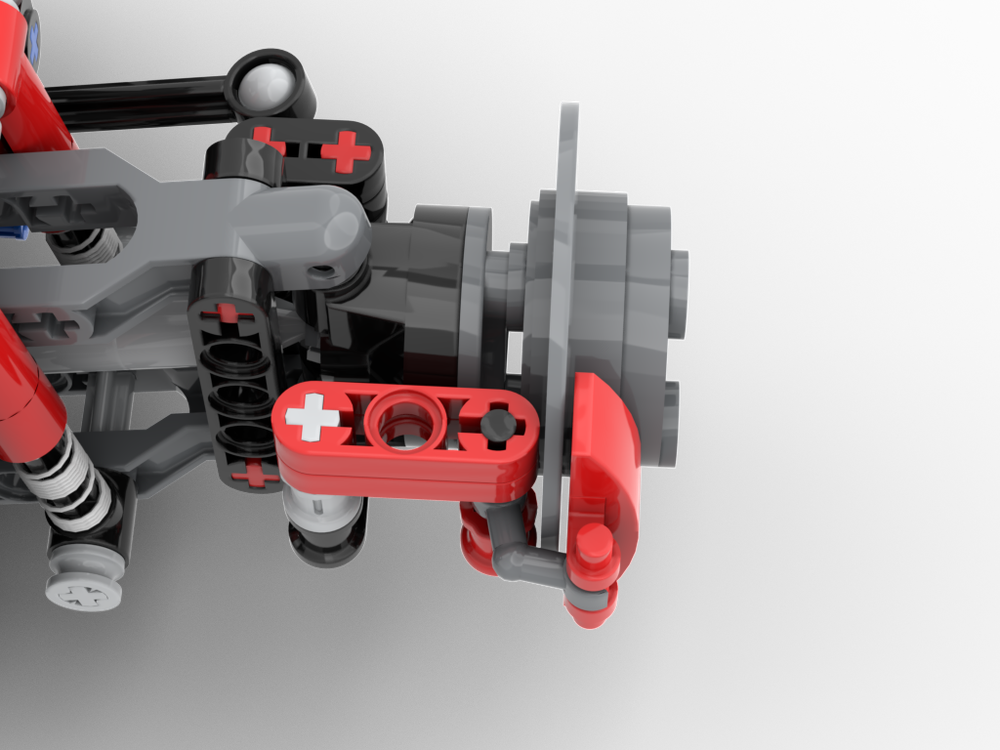 LEGO MOC Adjustable suspension with steering and differential drive by ...