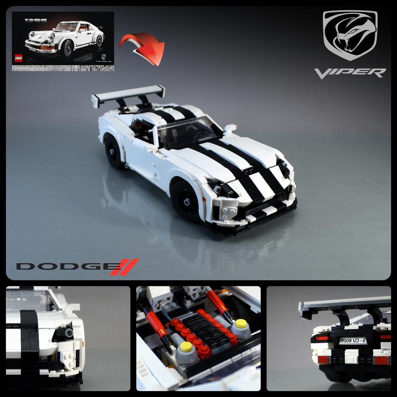 LEGO MOC 10295 Dodge Viper by firas_legocars | Rebrickable - Build with ...