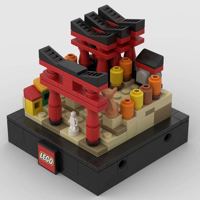 LEGO MOC Travel in JAPAN-002-Senbon Torii by uminuo | Rebrickable ...