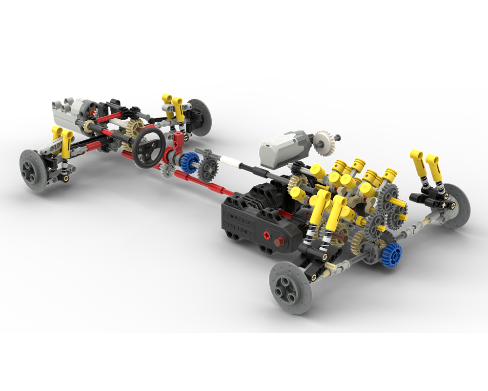 LEGO MOC Bugatti Chiron RC by Lego technic world | Rebrickable - Build ...