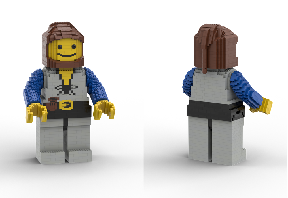 LEGO MOC Maxifig Peasant CAS092 by BrickLenssen | Rebrickable - Build ...