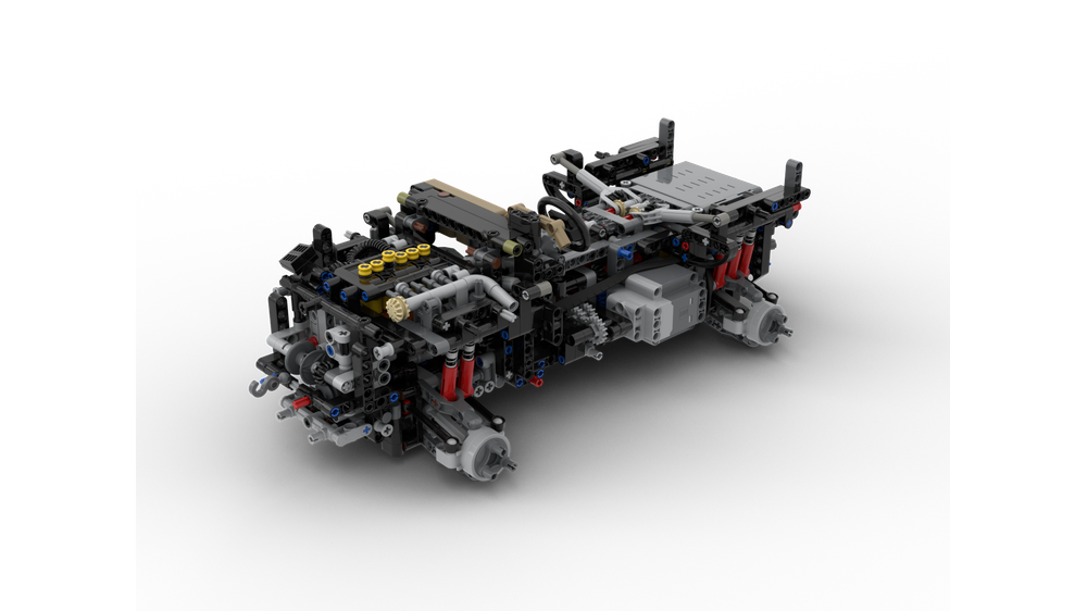 Lego Moc Motorised Defender V5 By Gamayun Rebrickable Build With Lego