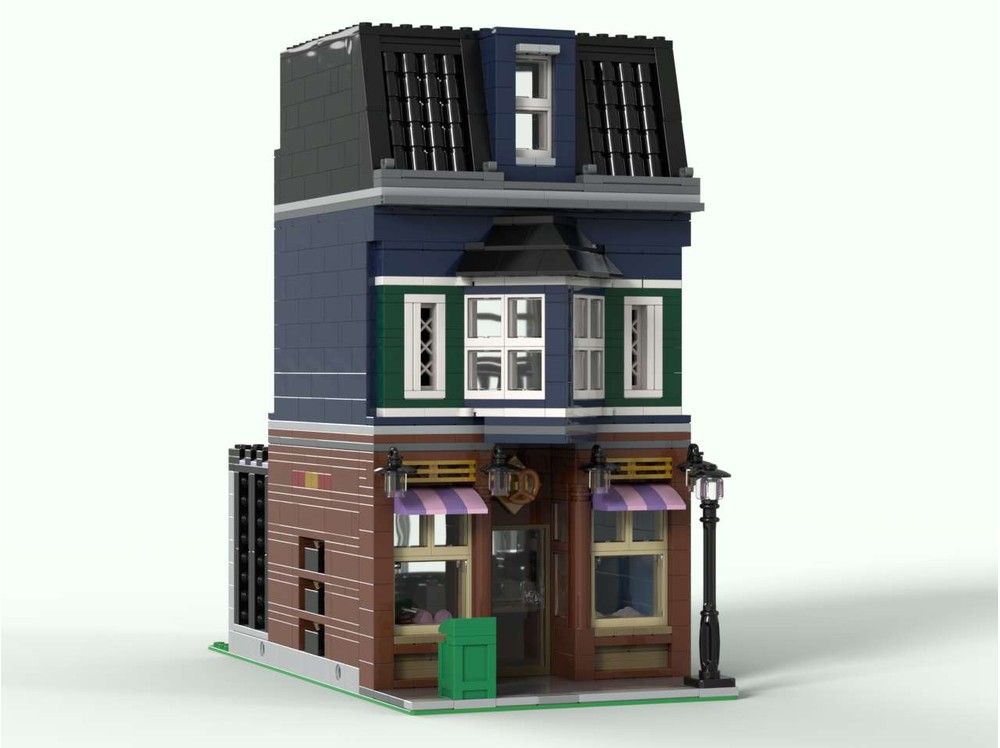 LEGO MOC Bricksburg Bakery by Klaartje68 | Rebrickable - Build with LEGO