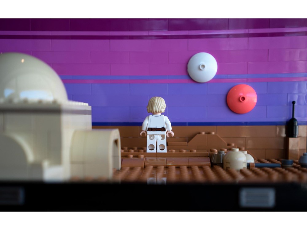 LEGO MOC Binary Sunset Diorama by youngluke | Rebrickable - Build with LEGO