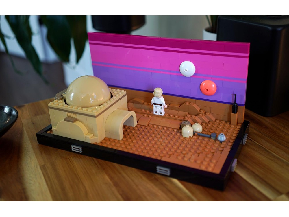 LEGO MOC Binary Sunset Diorama by youngluke | Rebrickable - Build with LEGO