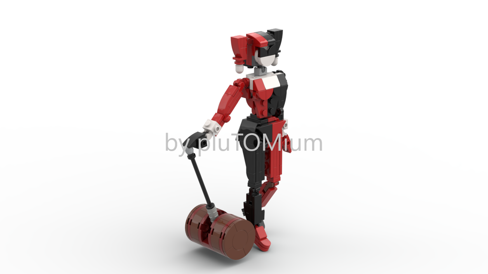 LEGO MOC Harley Quinn Articulated Figure by pluTOMium | Rebrickable ...