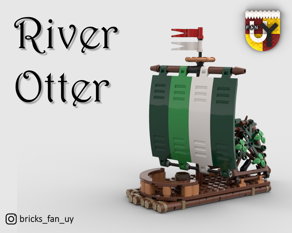 LEGO MOC River Otter - Forestmen Raft by bricks_fan_uy | Rebrickable ...