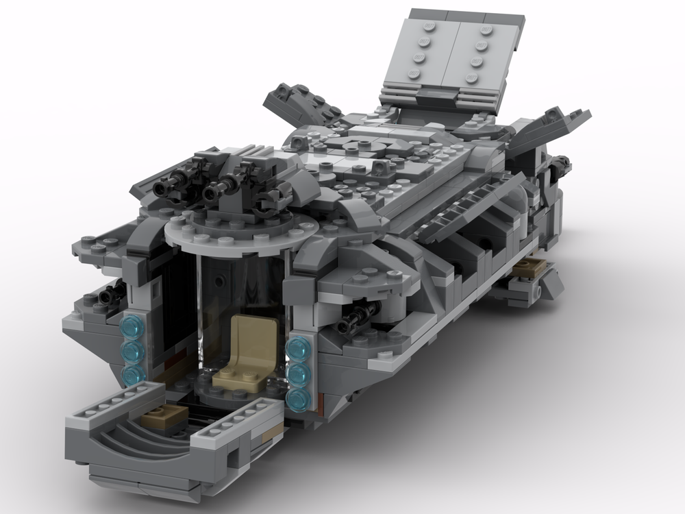 LEGO MOC Imperial Heavy Marauder with modded full rotation top turret ...