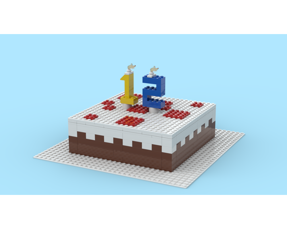 LEGO MOC Minecraft Cake by itsyacoolda | Rebrickable - Build with LEGO