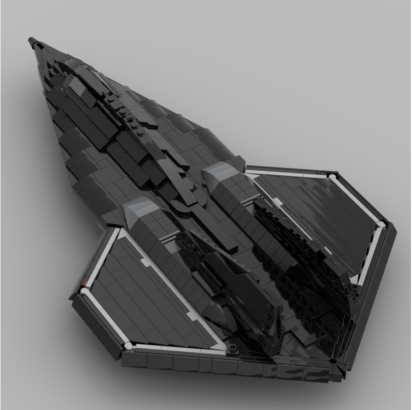 LEGO MOC 1:72 "Darkstar" by mkbricks25 | Rebrickable - Build with LEGO
