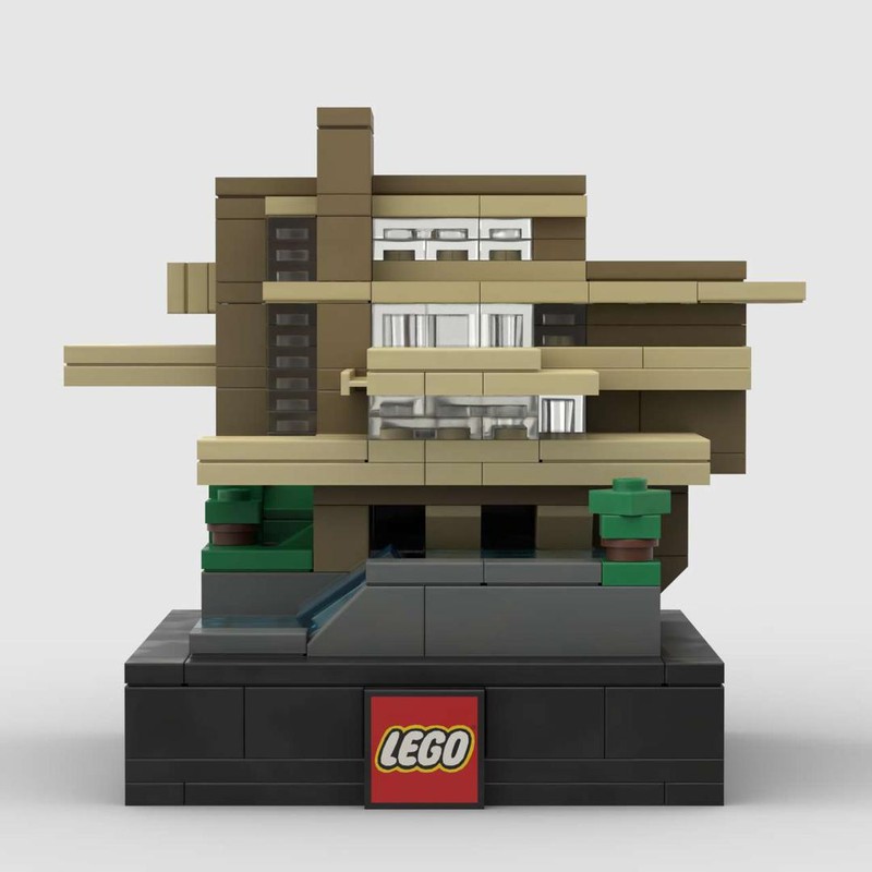 LEGO MOC FallingWater by uminuo | Rebrickable - Build with LEGO