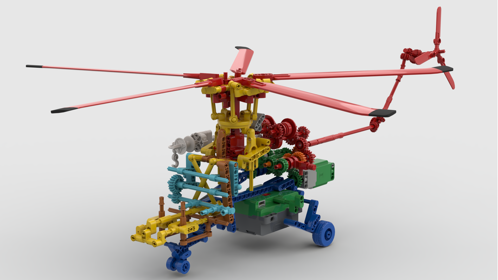 LEGO MOC 42145 rotor cover mod by efferman | Rebrickable - Build with LEGO