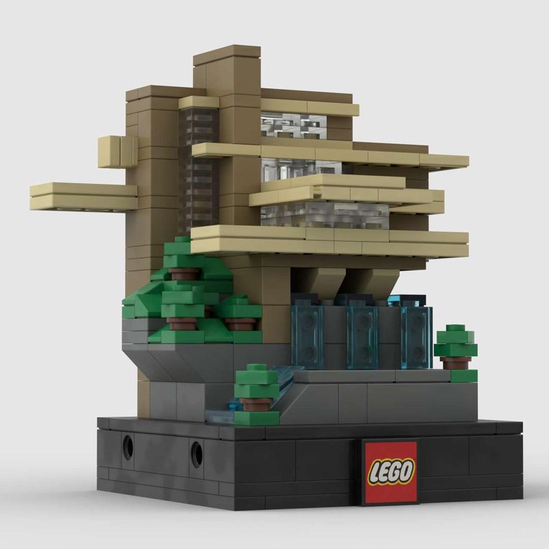 LEGO MOC FallingWater FIX by uminuo | Rebrickable - Build with LEGO