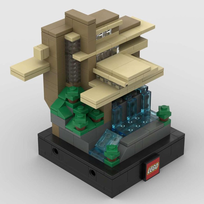 LEGO MOC FallingWater FIX by uminuo | Rebrickable - Build with LEGO