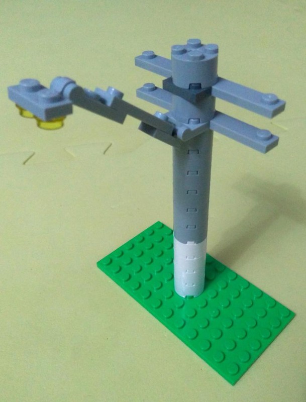 LEGO MOC Light Post by Saitodepaula | Rebrickable - Build with LEGO