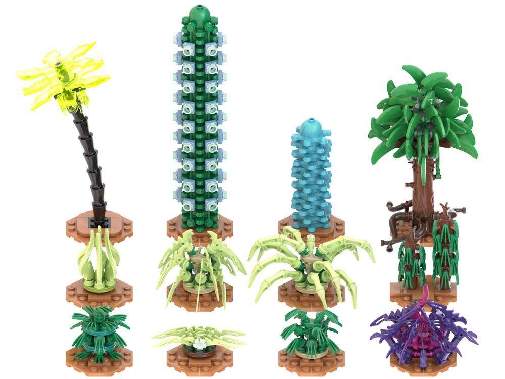 LEGO MOC Alien Plants by Thomus_Bean | Rebrickable - Build with LEGO
