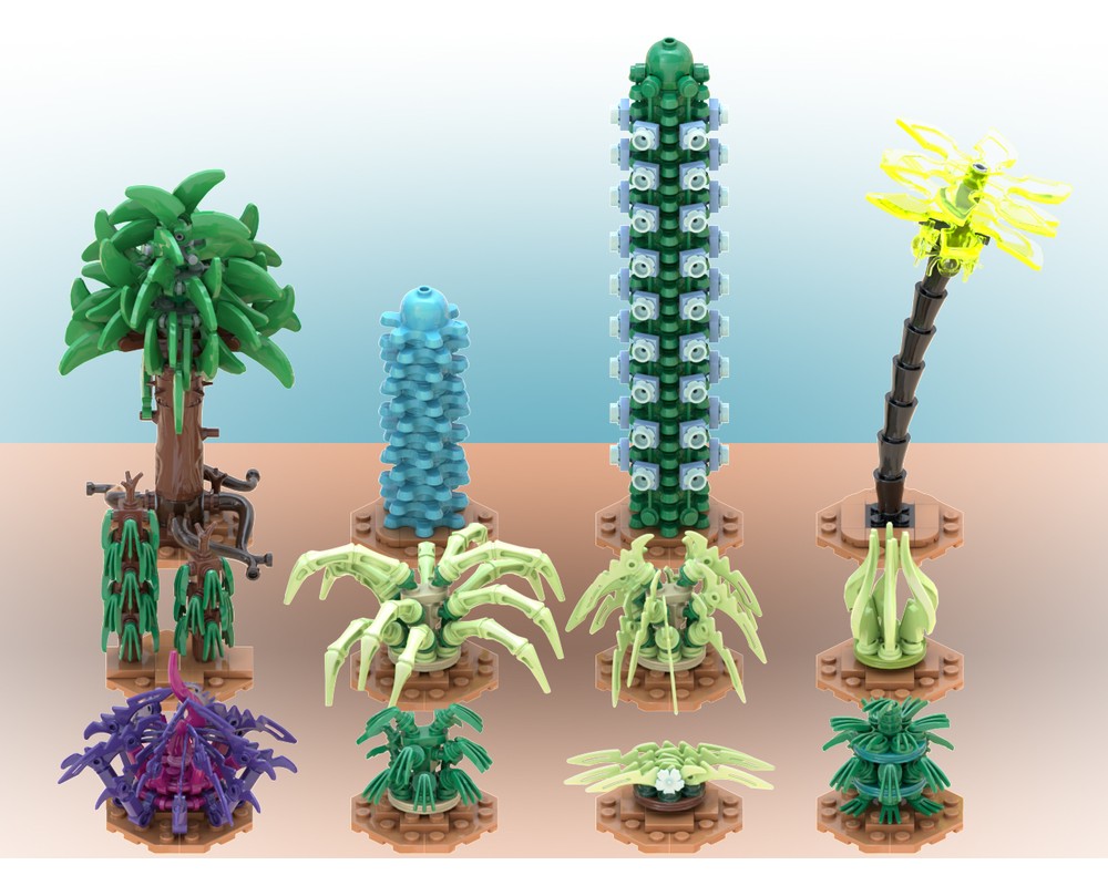 LEGO MOC Alien Plants by Thomus_Bean | Rebrickable - Build with LEGO