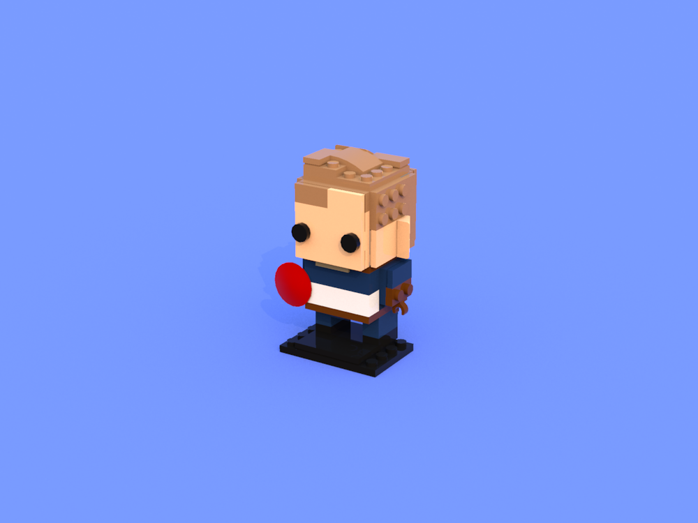 LEGO MOC Steve Rogers Brickheadz MOC by AlexdaBoss5 | Rebrickable ...