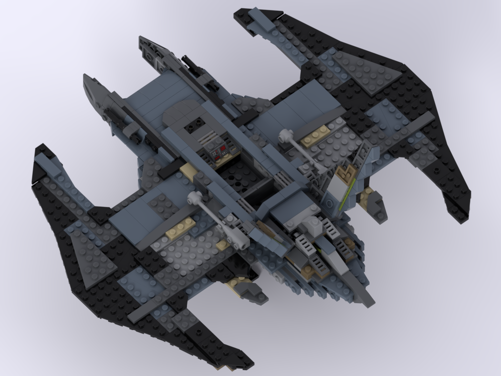 LEGO MOC Bat-Wing by Agent Orange | Rebrickable - Build with LEGO