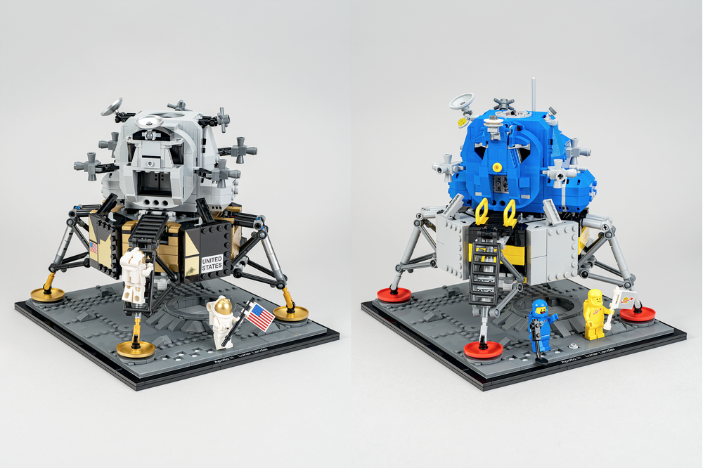 Lego Moc Classic Space Lunar Lander By Simon Lenz Rebrickable