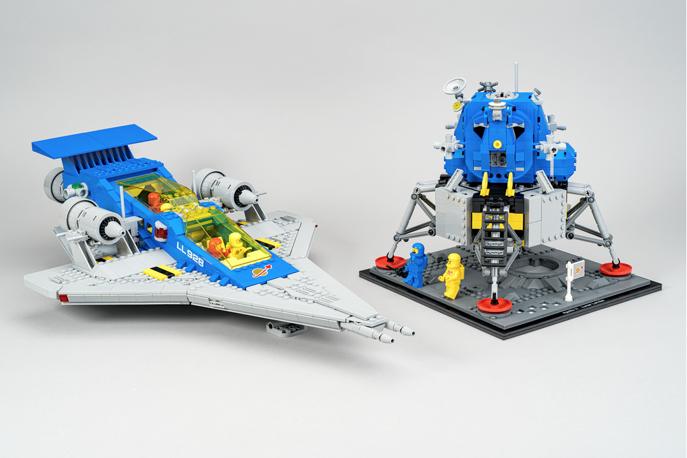Lego Moc Classic Space Lunar Lander By Simon Lenz Rebrickable