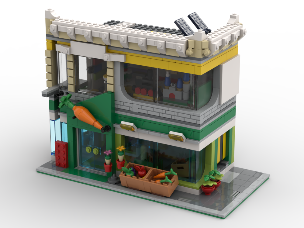LEGO MOC Grocery & LEGO Store by Brick Artisan | Rebrickable - Build ...