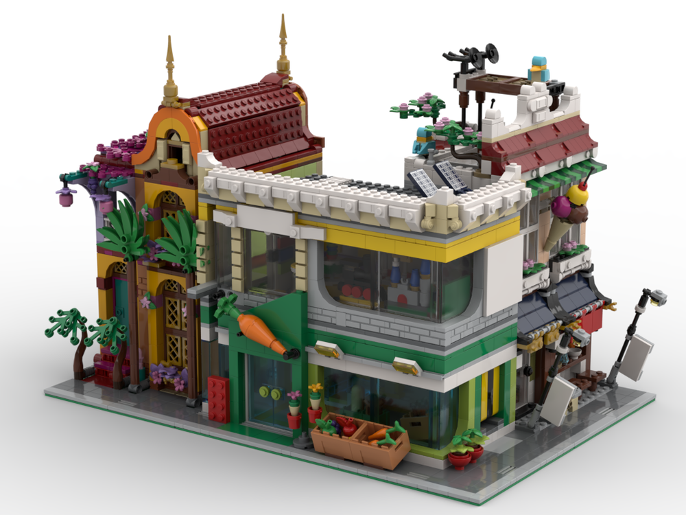 LEGO MOC Grocery & LEGO Store by Brick Artisan | Rebrickable - Build ...