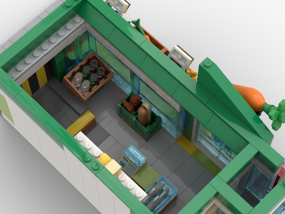 LEGO MOC Grocery & LEGO Store by Brick Artisan | Rebrickable - Build ...
