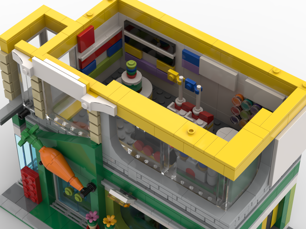 LEGO MOC Grocery & LEGO Store by Brick Artisan | Rebrickable - Build ...