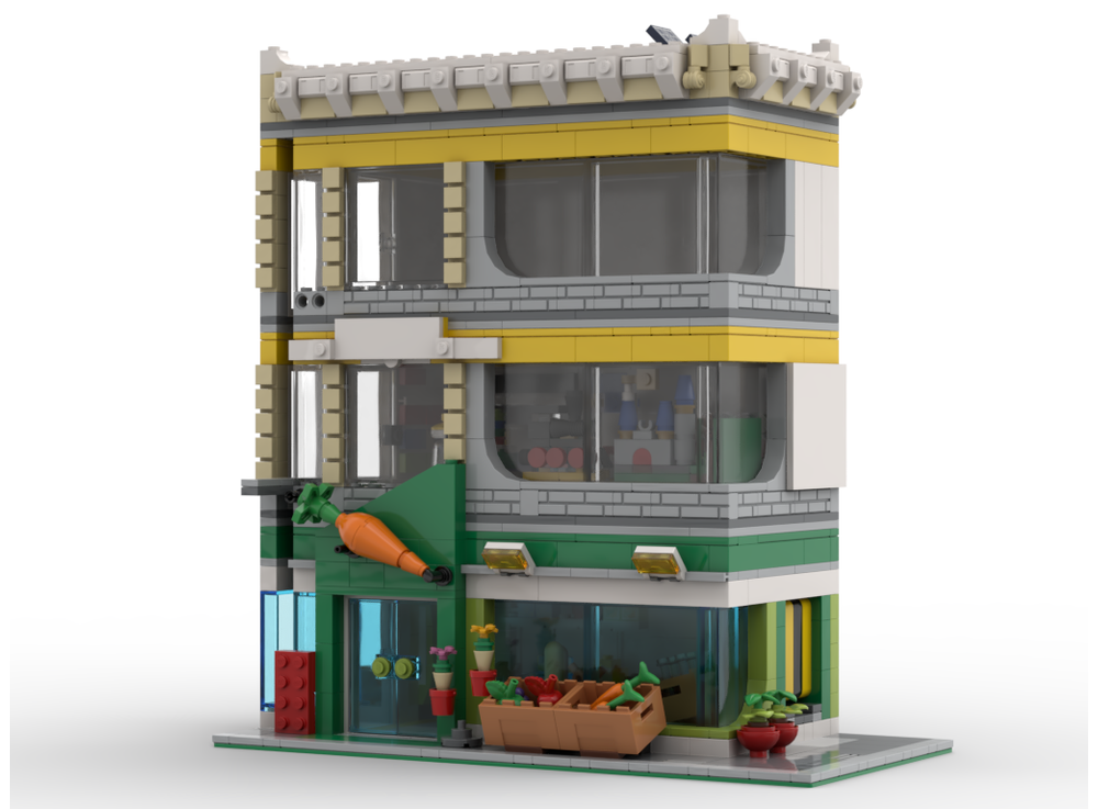 LEGO MOC Grocery & LEGO Store by Brick Artisan | Rebrickable - Build ...