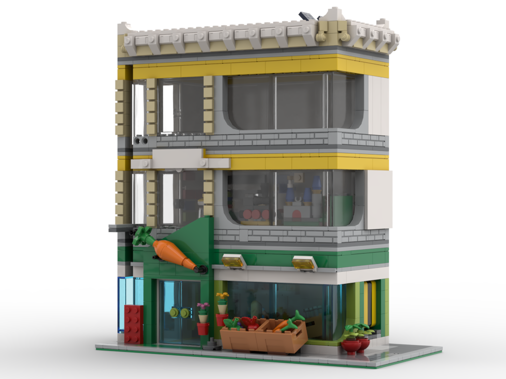 LEGO MOC Grocery & LEGO Store by Brick Artisan | Rebrickable - Build ...