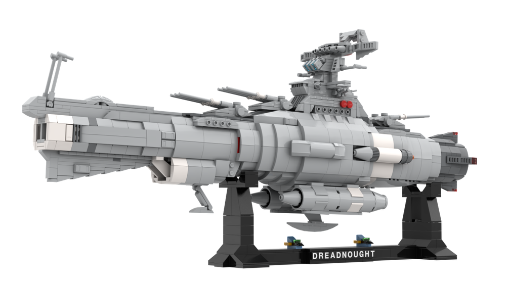 Lego Moc Space Battleship Yamato Star Blazers Uncf Dreadnought By