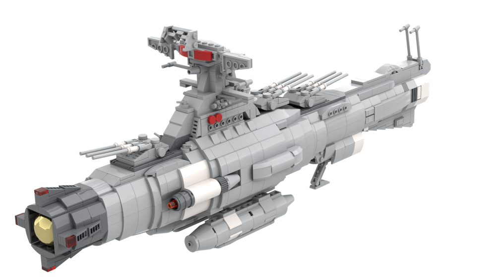 Lego Moc Space Battleship Yamato Star Blazers Uncf Dreadnought By