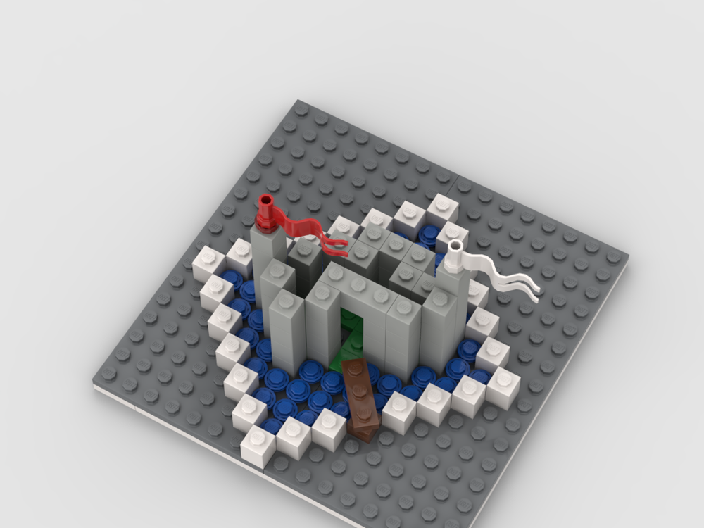 LEGO MOC Mini castle by Antek.pl | Rebrickable - Build with LEGO