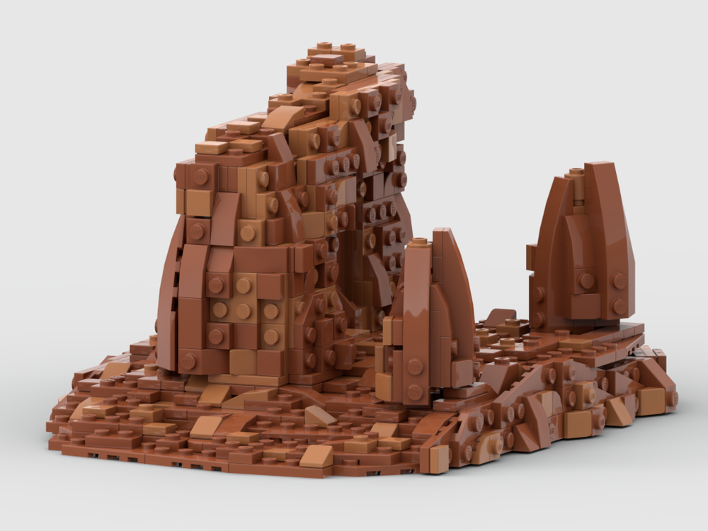 Lego Moc Geonosis Big Landscape Moc By Wblegocreations Rebrickable
