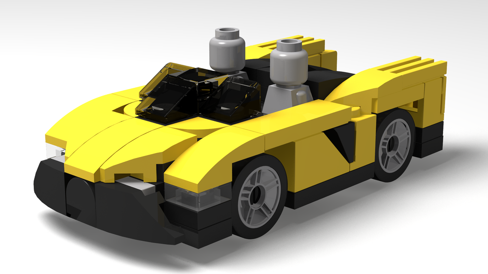 LEGO MOC-120538 Micro Scale Lego Car by Kaaa | Rebrickable - Build with ...