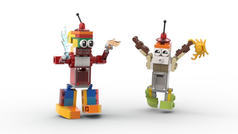 Lego Moc 11013 Robots By Lenarex Rebrickable Build With Lego